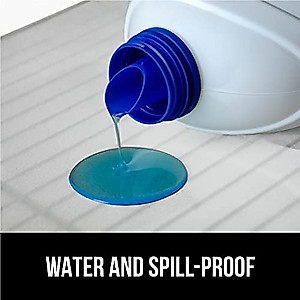 Gorilla Grip Wire Shelf Liner, Heavy Duty Waterproof Shelving Liners for Metal Rack, Hard Plastic Shelves Prevent Spills in Closet, Garage, Kitchen, Cabinets, Mat Covers, Durable, 36x14 Clear Frosted