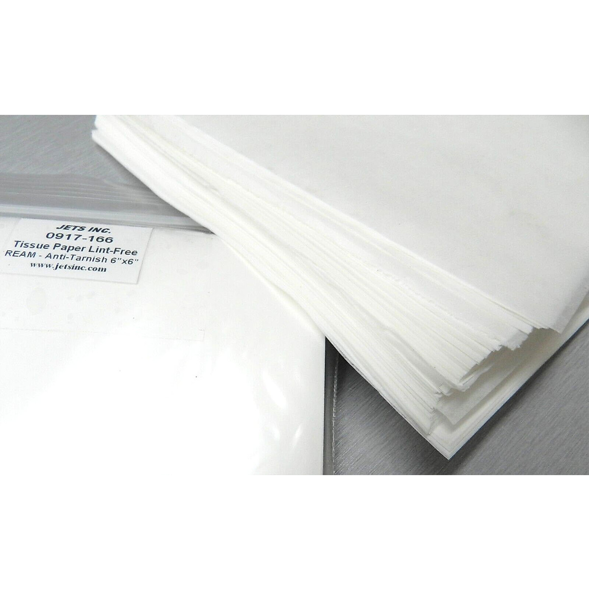 Tissue Paper Anti-Tarnish Jewelry Wrapping Sheets 6"x6" Lint Free Tissue 1 Ream (480 Total Sheets)