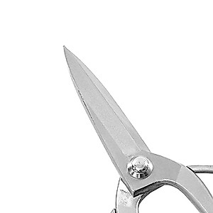 KAKURI Okubo Shears 7.8" (200 mm) Bonsai Scissors Long Blade, Flower Arranging Scissors, Japanese Stainless Steel, Silver, Made in JAPAN