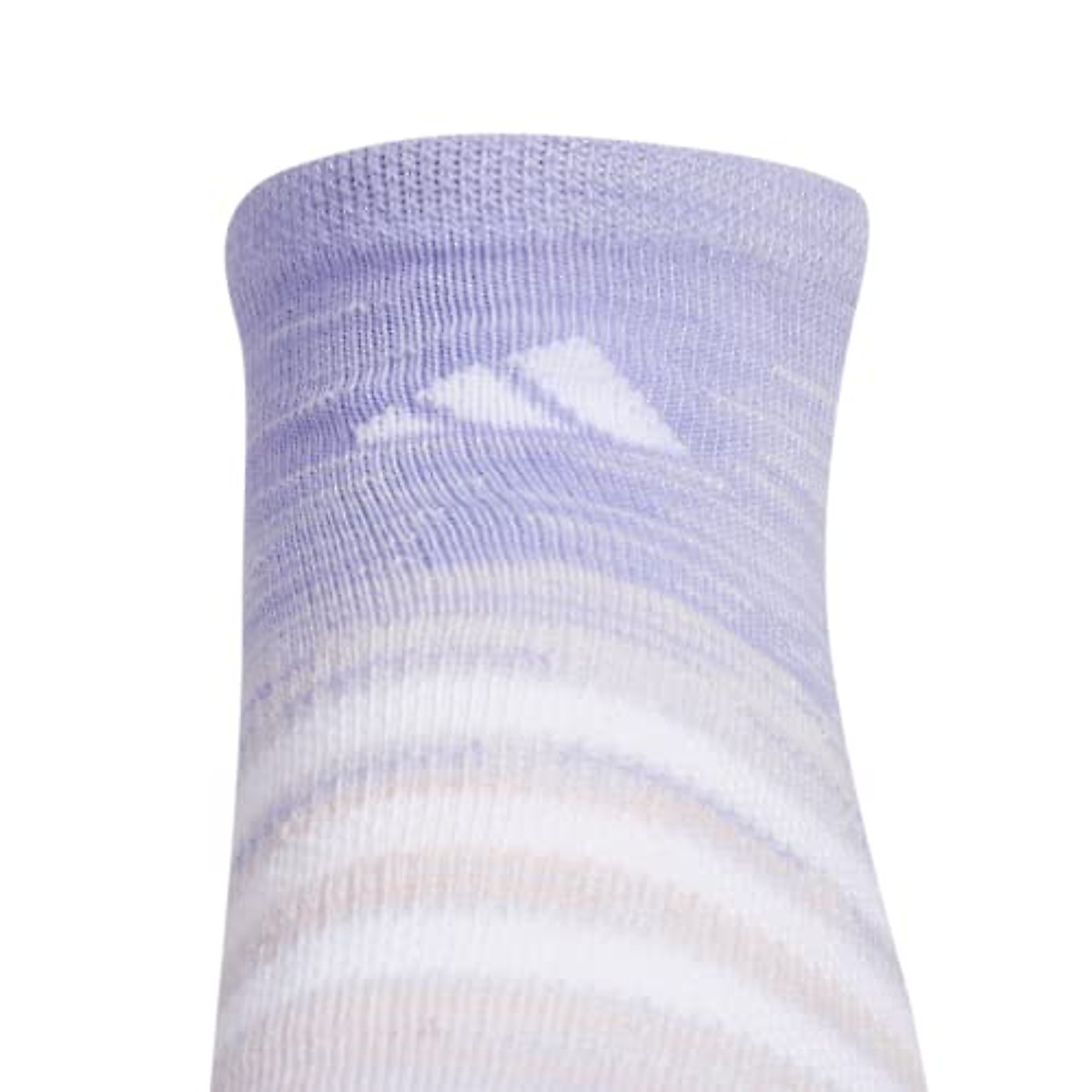 adidas Women's Superlite No Show Socks (6-Pair), Light Purple/Wonder Mauve Pink/Pulse Amber Orange, Medium
