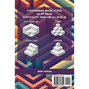 Big Book of 3D Mazes for Teens & Adults (Volume 1): Captivating 3D Mazes for mind-boosting fun! 100 medium-challenge puzzles