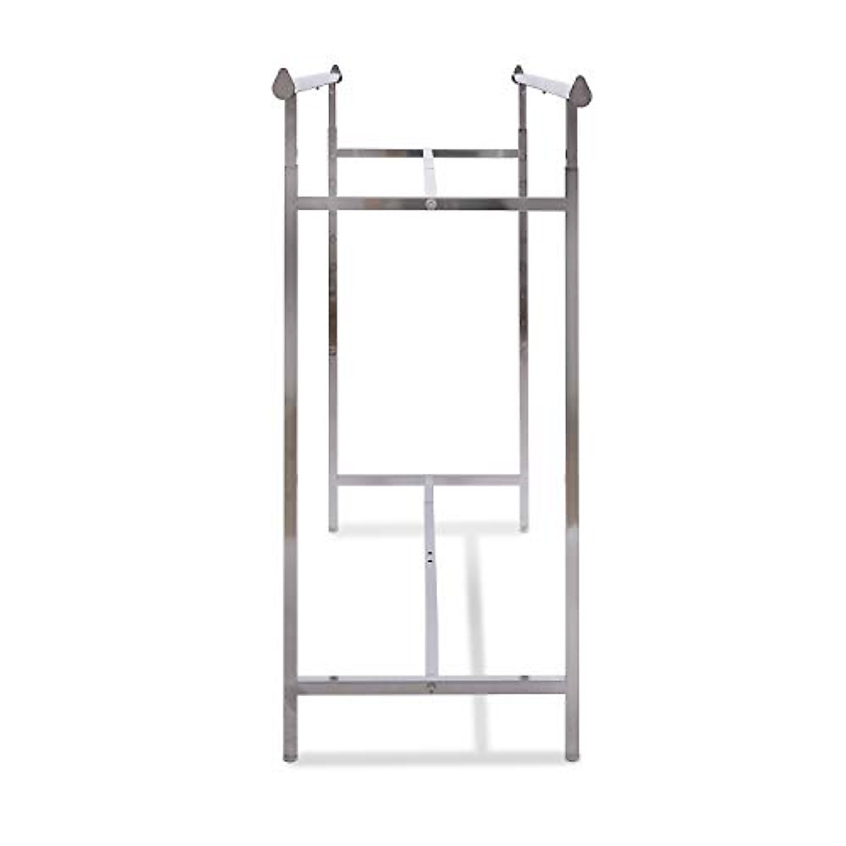 Econoco - Adjustable Double Bar Rectangular Hangrail Rack in Chrome — 🛍 ...