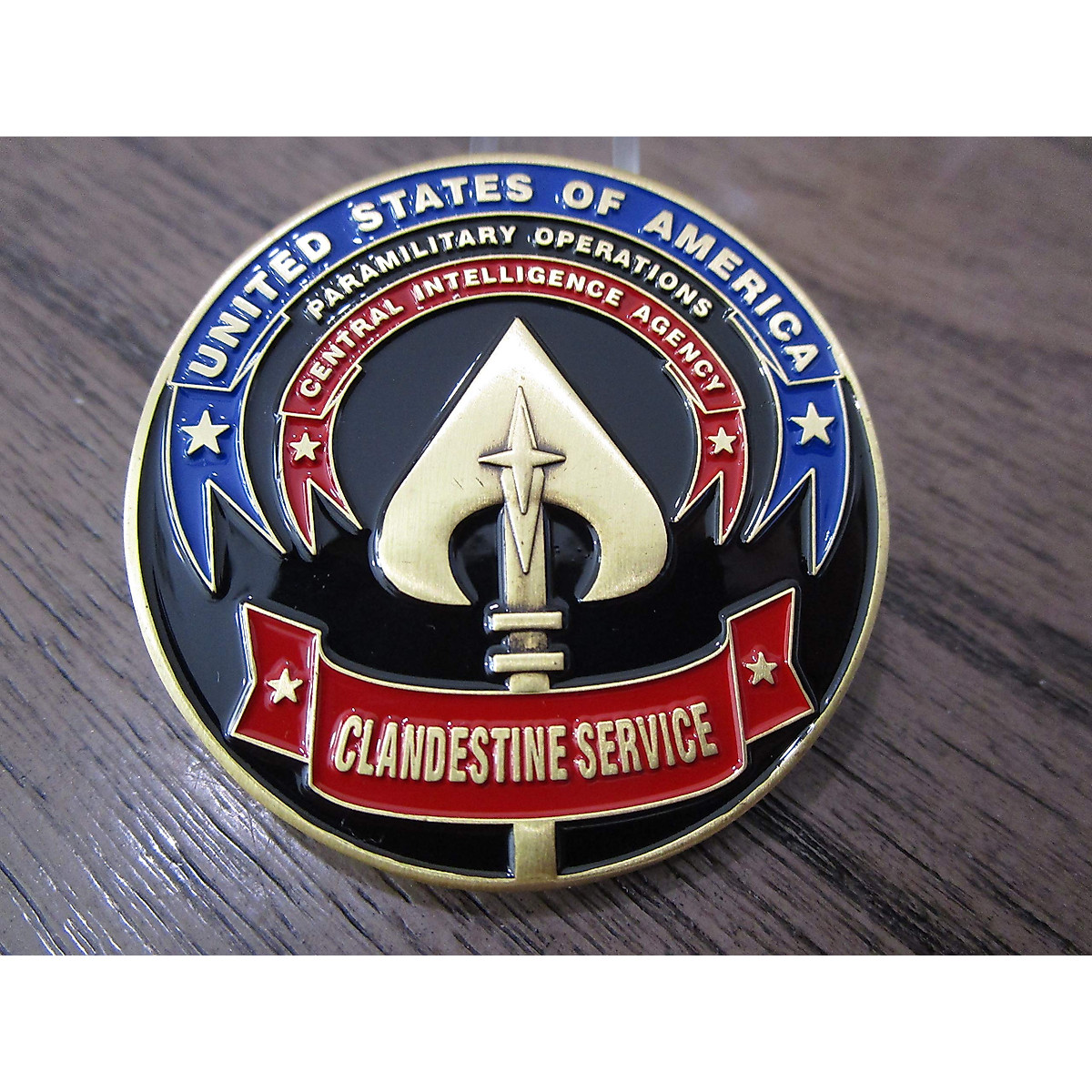 Central Intelligence Agency Covert Special Operations Clandestine Service Lethal Humint CIA Challenge Coin