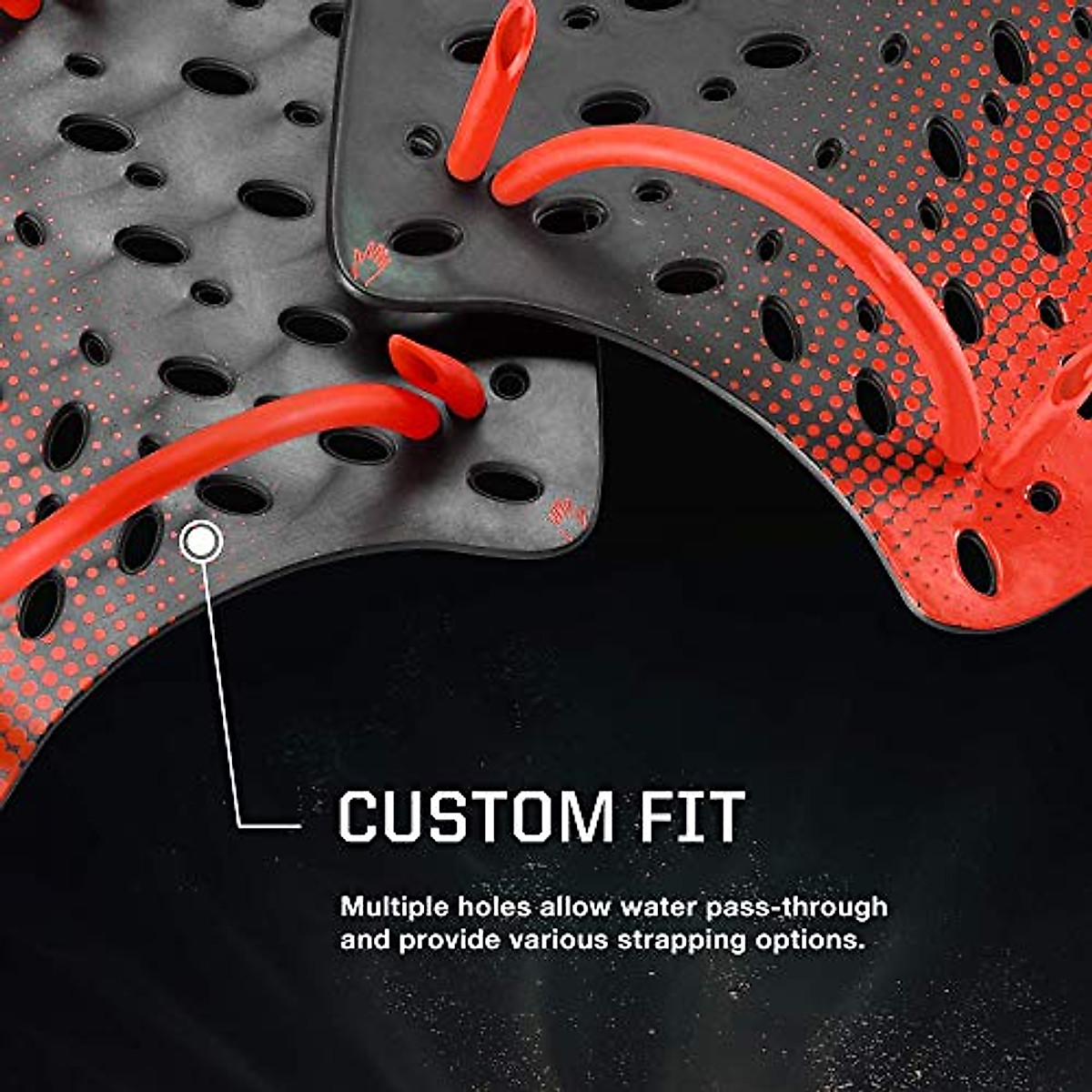 Speedo unisex adult Training Power Plus swimming hand paddles, Yellow, Large US