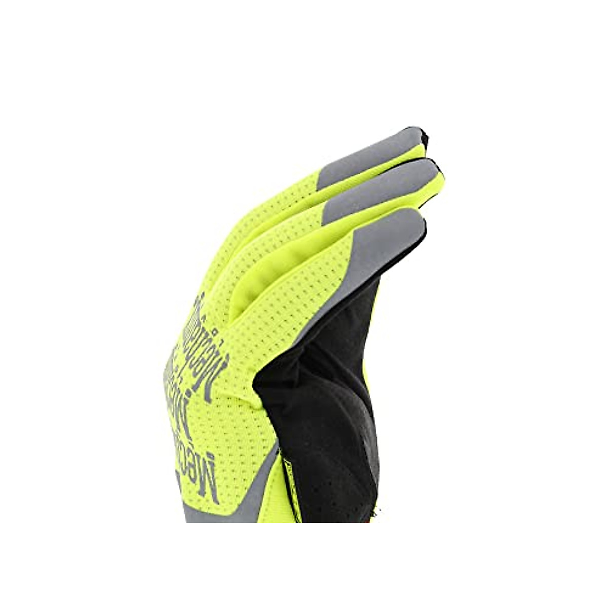 Mechanix Wear: Hi-Viz FastFit Work Gloves with Secure Fit Elastic Cuff, Reflective and High Visibility, Touchscreen Capable, Safety Gloves for Men, Multi-Purpose Use (Fluorescent Yellow, Medium)