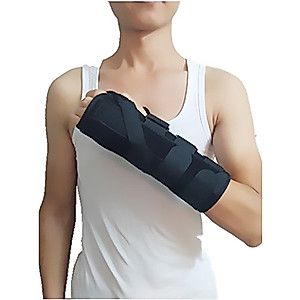 Rousu Medi Forearm and Wrist Support Splint Brace Forearm Immobilizer Brace (Left hand)