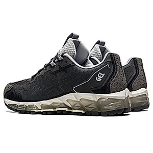 ASICS Women's Gel-Quantum 360 6 Sportstyle Shoes, 9.5, Black/Piedmont Grey