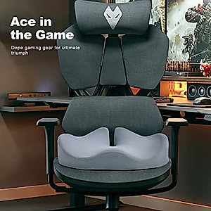 Foamula Seat Cushion for Office Chair, Memory Foam Sciatica Pain Relief Pillow, Seat Cushion for Hip, Tailbone, Coccyx Pain, Desk Chair Cushion for Office, Home, Gaming Chair, Car, Wheelchair XL