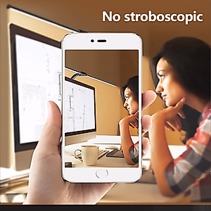 Architect Desk Lamp, Desk Light, LED Desk Lamp, Clip on Light 24W 5 Color Modes 5 Dimmable Flexible Gooseneck Clamp Light Remote Control for Office Home Workbench Drafting Study Dormitories