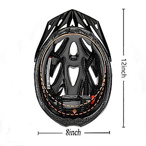 Adult Cycling Bike Helmet,Lightweight Unisex Bike Helmet,Premium Quality Airflow Bike Helmet (Black&Pink)