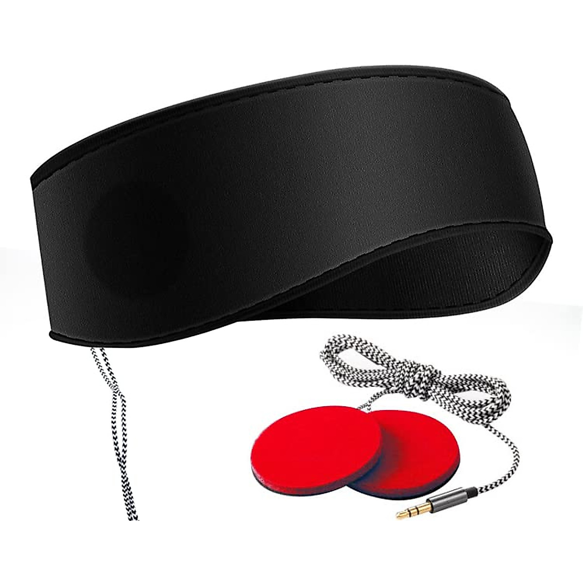 Tooks Gen3 Sportband - Headphone Headband - Color: Black, Sleek 100% Stretch Dryfit Keeps You Cool from Sports to Sleep | Ultra-Thin Cushioned Headphone Speakers