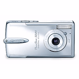 Canon Powershot SD20 5MP Ultra Compact Digital Camera (Silver)