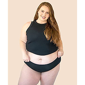 Cotton Underwear for Women Breathable, Soft, Stretchy Briefs Panties Regular & Plus Size Multipack (Small) Basic