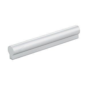 Richelieu Hardware BP46019610 Brescia Collection 3 3/4-inch (96 mm) Center-to-Center Aluminum Modern Cabinet and Drawer Finger Pull Handle for Kitchen, Bathroom, and Furniture