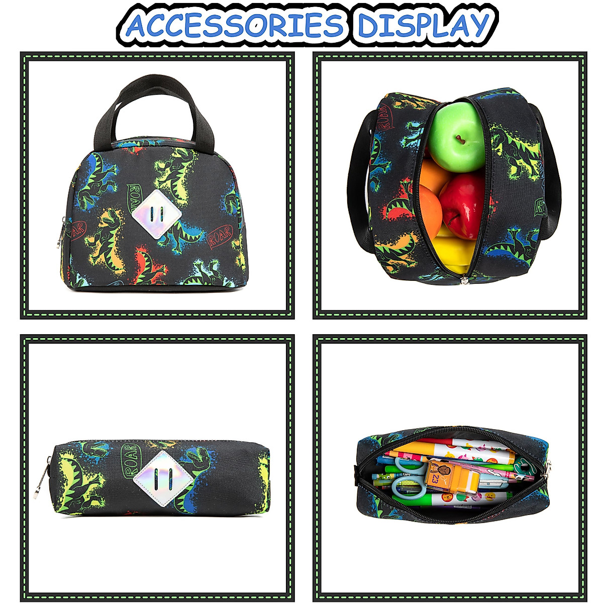 ZBAOGTW Unicorn Rolling Backpack for Girls Wheeled School Backpack 3 in 1 Girls Rolling Backpack for School,Travel,Picnic