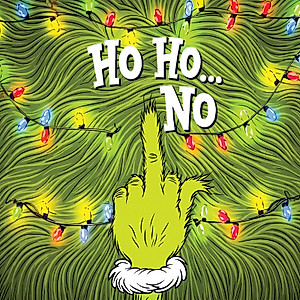 Hogg Christmas Tumbler with Lid and Straw 20oz, Ho Ho No Funny Tumblers for Women, Holiday Gifts for Adults, Christmas Coffee Mugs, Christmas Cups, Holiday Tumbler