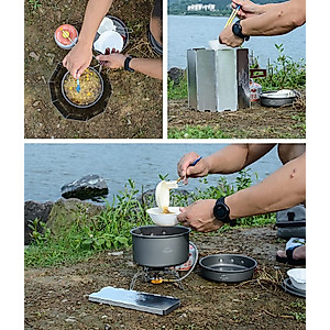 Naturehike Multifunctional Split Outdoor Portable Stove Windscreen Foldable 3000W Strong Firepower Portable Outdoor Camping Stove Windscreen（only windscreen）