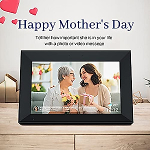 Digital Picture Frame, Dreamtimes 10.1 Inch WiFi Digital Photo Frame with 1280 * 800 HD Touchscreen, Auto Dim, Effortless One Minute Setup to Send Photos Via AiMOR App from Anywhere
