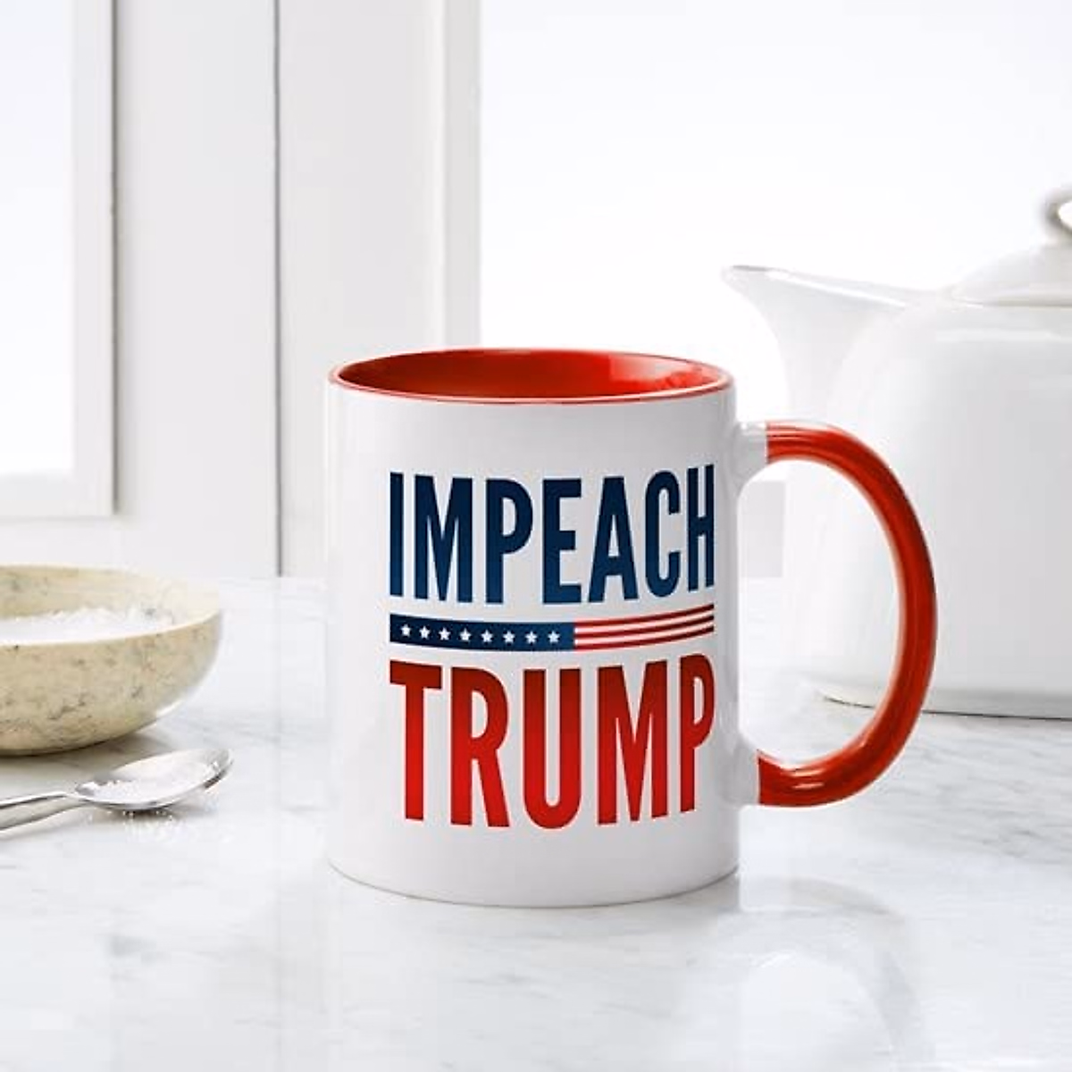CafePress Impeach Trump Mug Ceramic Coffee Mug, Tea Cup 11 oz