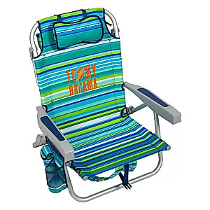 Tommy Bahama Beach Chair, Aluminium, Multicoloured Stripes, 70 cm