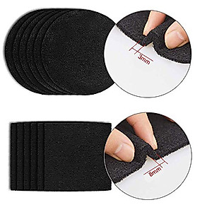 Abakoo Compost Bin Filters, 12 Pack, Activated Carbon Filters for Kitchen Compost Pail Filters Replacement for 1/1.3 Gallon Compost bin, 6 Round and 6 Square 6.5 inch Diameter Measures 4.65 inch