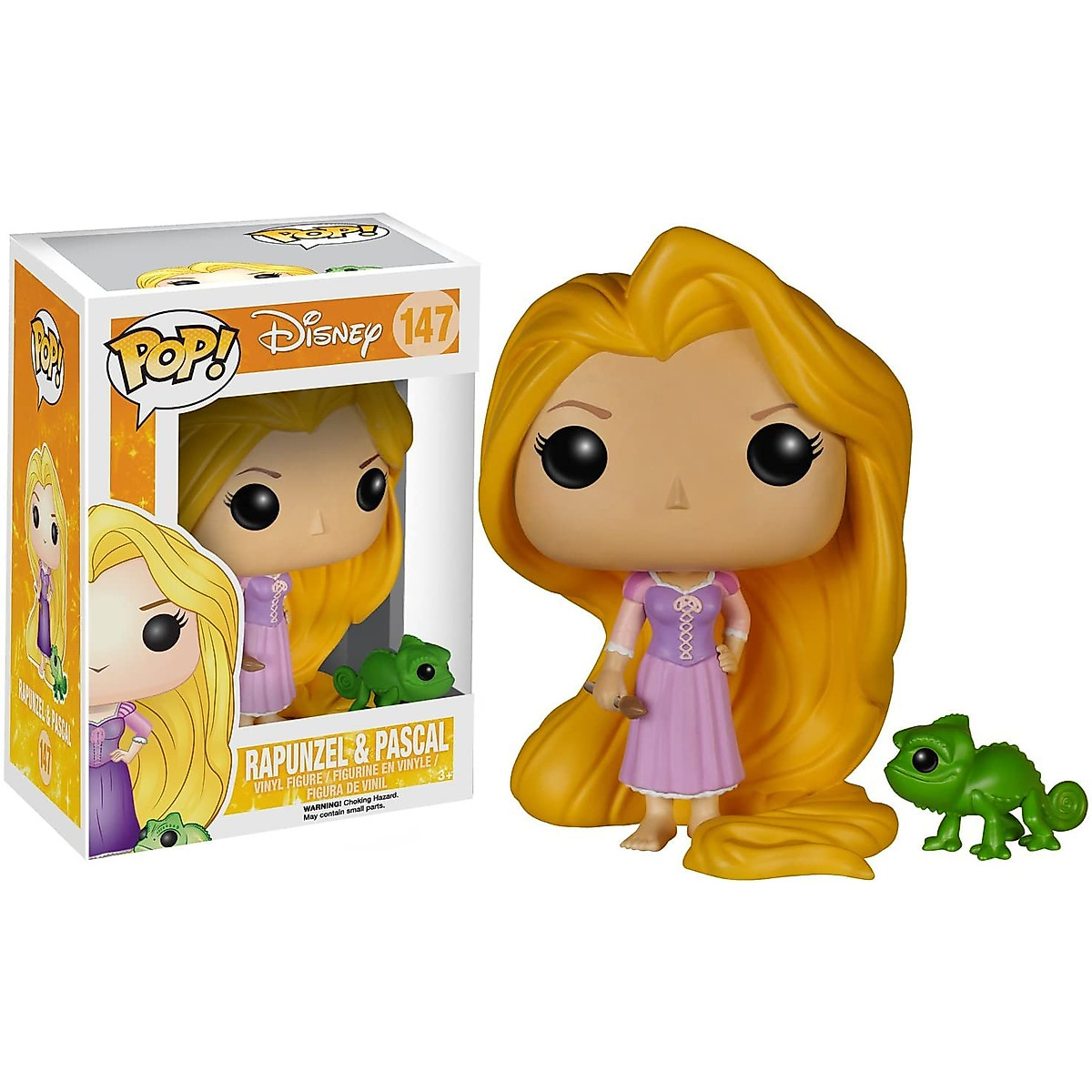 POP Disney Princess: Tangled - Rapunzel & Pascal Funko Vinyl Figure (Bundled with Compatible Box Protector Case)