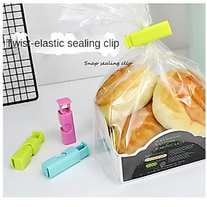 amusediy 2025 New Chip Clips, Bag Clips for Food Storage, Squeeze Clips for Chips, Reusable Grocery Bag Clips for Chips and Other Food Bags (20Pcs)