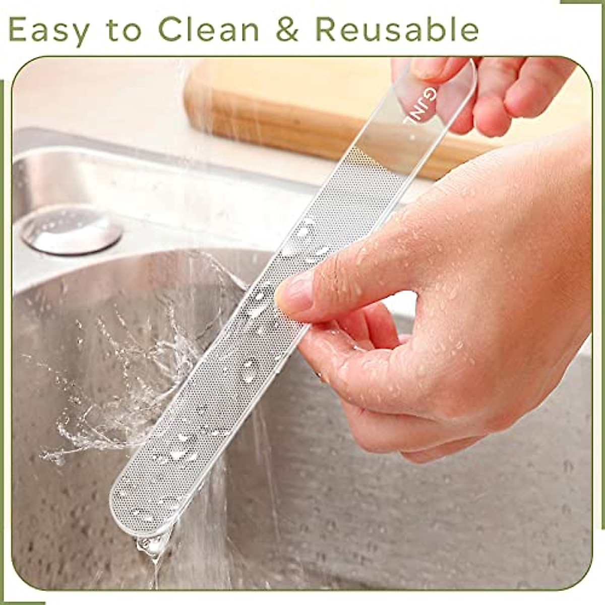 2Pcs Glass Nail Files & 2Pcs Nano Glass Files - Gifts for Women Wife Professional Glass File with Case, Double Sided Upgrade Glass File for Natural Nails
