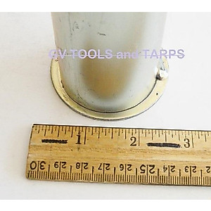 6pc 1" Heavy Duty 10" Long Cement Foot Pad for Canopy Concrete Carport Patio (FCWB)