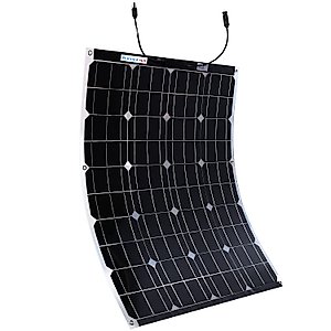 Winnewsun Flexible Solar Panel Bifacial Flexible Solar Panel 100W New Generation High Efficiency Solar Panel New Technology Solar Panel