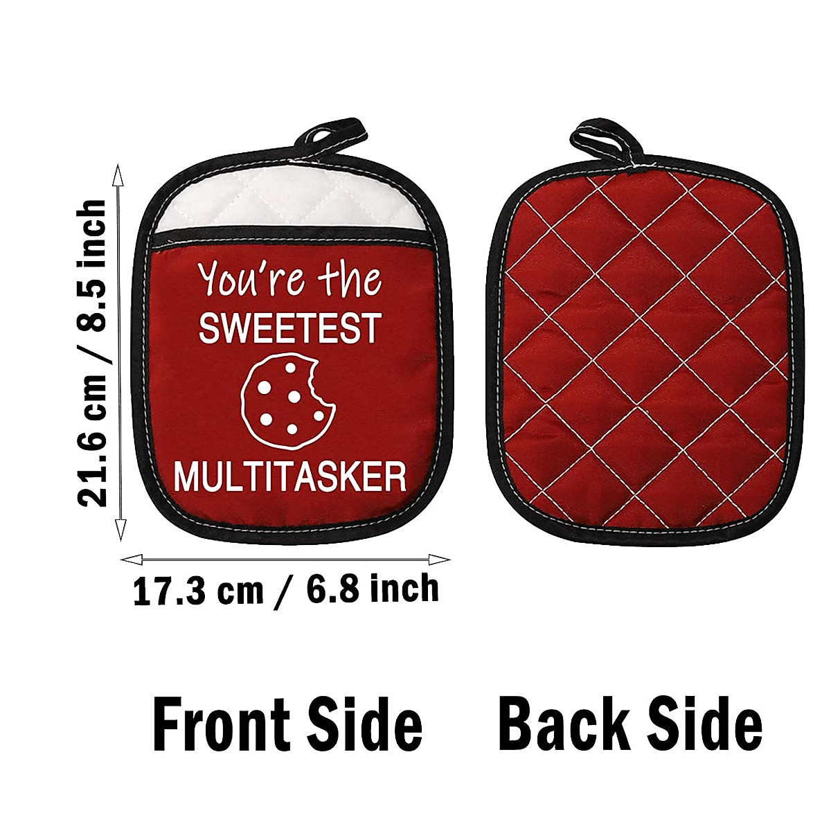 Teacher Appreciation Gift You’re The Sweet Multitasker Pot Holder Teacher Gift (Sweet Multitasker Red)