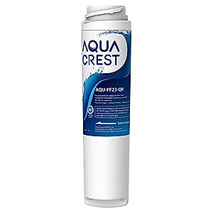 AQUACREST GXRLQR Under Sink Inline Water Filter, NSF 42 Certified, Replacement for GE SmartWater Twist and Lock In-Line GXRLQR Water Filter (Pack of 1)
