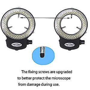 LED-144-ZK Black Adjustable 144 LED Ring Light Illuminator for Stereo Microscope (144 LED Ring Light)