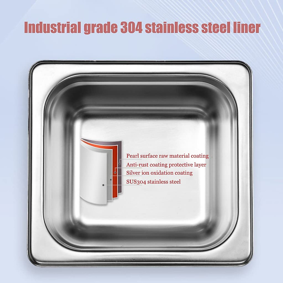 Ultrasonic Cleaner,Professional Lab Industrial Ultrasonic Cleaner, Commercial Ultrasonic with Heater Timer for Metal Parts,Carburetor,Fuel Injector,Brass,auto Parts,Engine Parts,etc