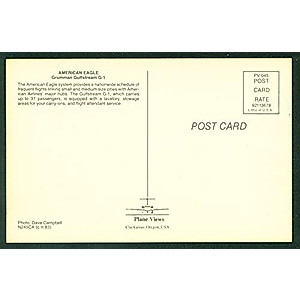 American Eagle Airline Grunman Gulfstream G-1 Aircraft Airplane Postcard