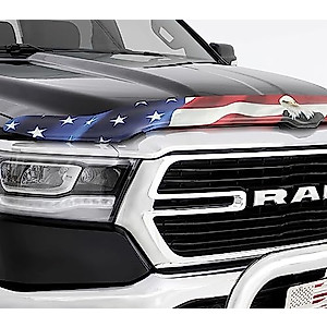 Stampede | Vigilante Hood Protector - High Profile / American Flag w/Eagle| 2008-2022 Toyota Sequoia, 2007-2013 Toyota Tundra | 2321-30