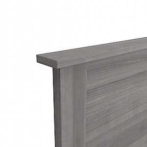 Bush Furniture Somerset Full/Queen Size Headboard in Platinum Gray