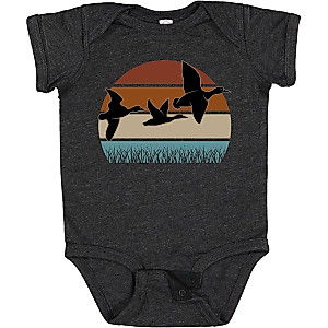 inktastic Duck Hunting Retro Sunset Hunter Baby Bodysuit 24 Months Vintage Smoke 37d0e