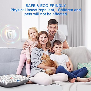 2024 Upgraded Version Ultrasonic Pest & Insect Repeller, Ultrasonic Repellent for Roach, Rodent, Mouse, Bugs, Mosquito, Mice, Spider, Ant,Electronic Plug in Pest Control,3 Mode Switching,6 Packs