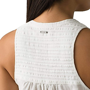 prAna Women's Nieves Tank, Soft White, X-Small
