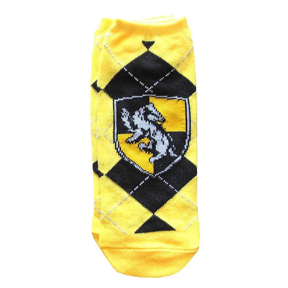 Hyp Harry Potter House Crests Argyle Pattern Juniors/Womens 5 Pack Ankle Socks