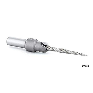Amana Tool - 55608 Carbide Tipped 82° Countersink Taper #8 Screw 7/16 Dia x 11/64 Dr