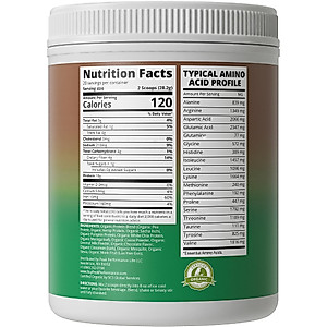 Organic Paleo Grain Free Plant Based Raw Vegan Protein Powder. Amazing Amino Acid Profile and Less Than 1g of Sugar. with Hemp and Pea Protein Chocolate Flavored