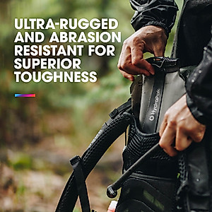 Hydrapak Force Ultra-Durable Water Bladder/Reservoir for Hydration Backpacks, 2-Liter (66 oz.), Insulated Tube, Safe & Reliable, Grey (A522), Mammoth Grey