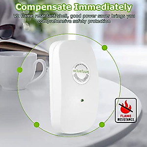 ASHATA 90V 240V Power Save Box, 30000W Home Reduces Electricity, Household Power Saver Smart Plugs, Power Volt Energy Saver for Air Conditioners, Washing Machines, Refrigerators Televisions