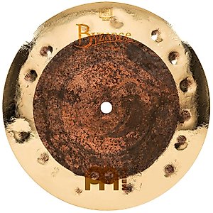 Meinl Cymbals Byzance 10" Dual Splash — MADE IN TURKEY — Hand Hammered B20 Bronze, 2-YEAR WARRANTY, B10DUS, inch