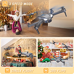 SOTAONE S350 Drone with Camera for Adults, Mini Drones for Kids with 1080P HD FPV Live Video, Remote Control Helicopter Toys Gifts for Boys Girls, Altitude Hold, One Key Start, 3D Flips, 2 Batteries