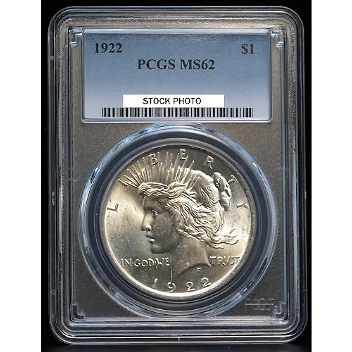 1922 - United States Peace Silver Dollar $1 PCGS MS-62