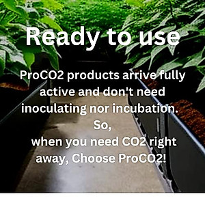 CO2 for Indoor Grow Tent - Ready to Use - Carbon Dioxide Boost for Indoor Grow Rooms - from Sprouting to Vegetative Growth Through Flowering - One XL Bucket Covers up to an 3'x3’ Tent