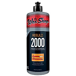 the Wax Shop 50956 32 Ounces Rebuild Medium Cut Polishing Compound-32oz